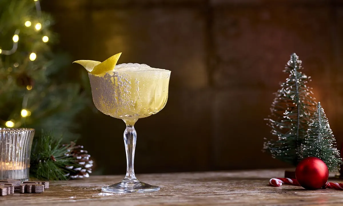 Snowball Fizz - Christmas Cocktail Recipe - Brew Distill Ferment