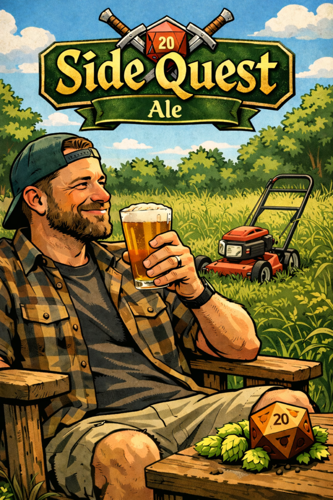 Side Quest Ale (Cream Ale) - Brew Distill Ferment